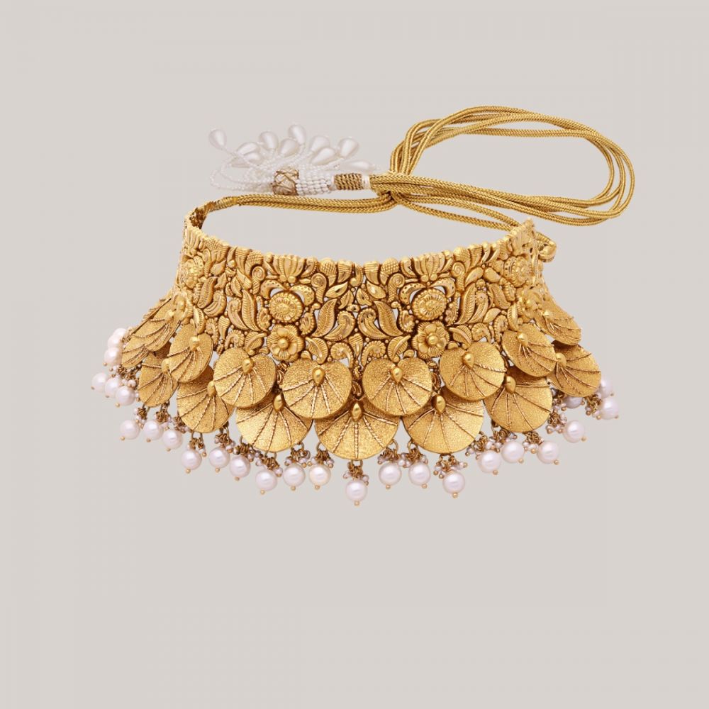 Jaipur gems gold choker store