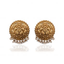 Gold earrings for grandma store